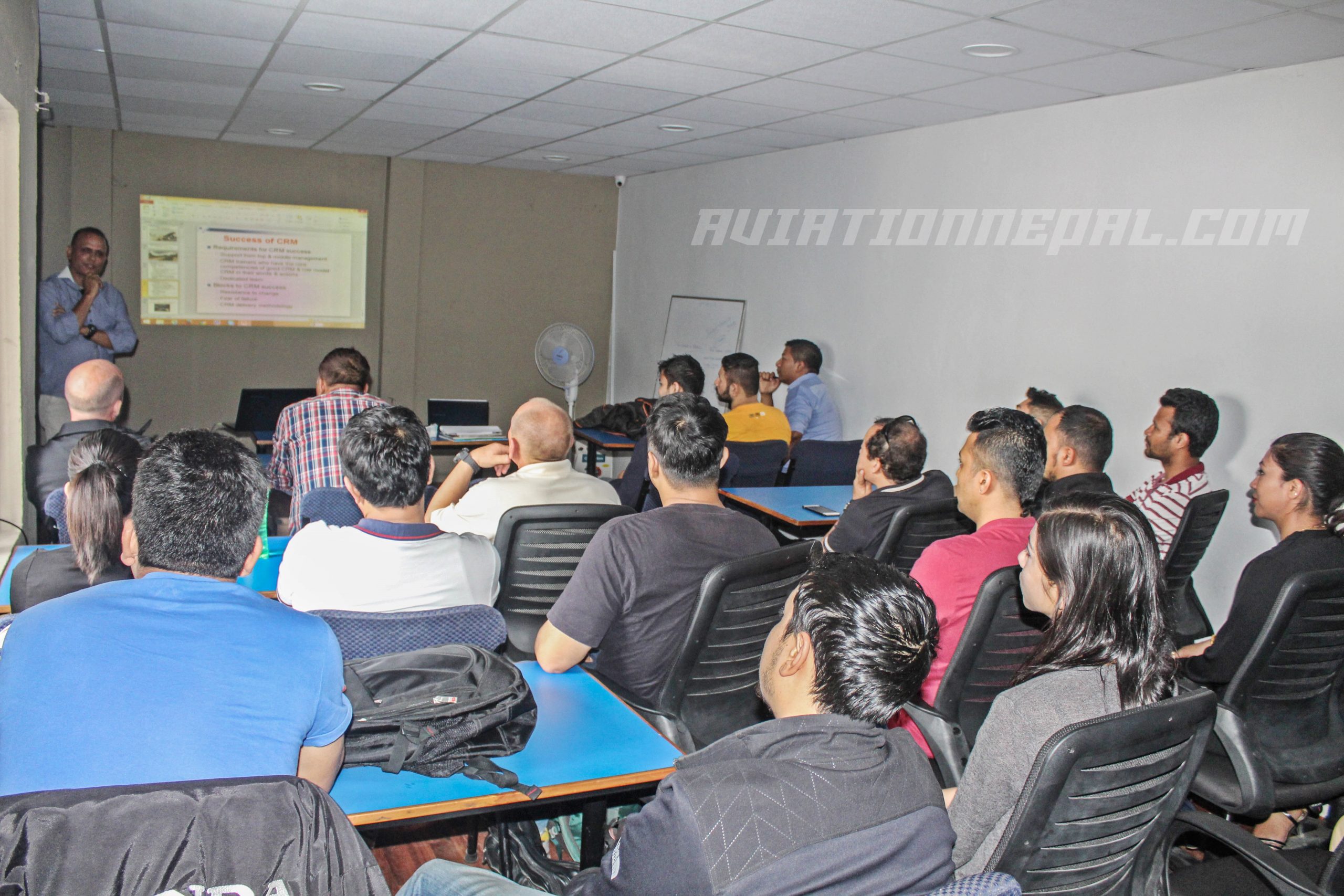 Crew Resource Management training conducted by Captain. Bed Upreti