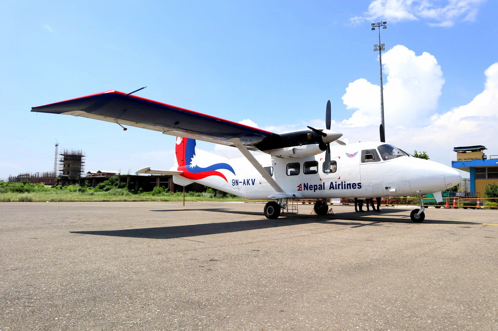 NAC Y12-E test flight to Lukla aiport failed due to adverse weather