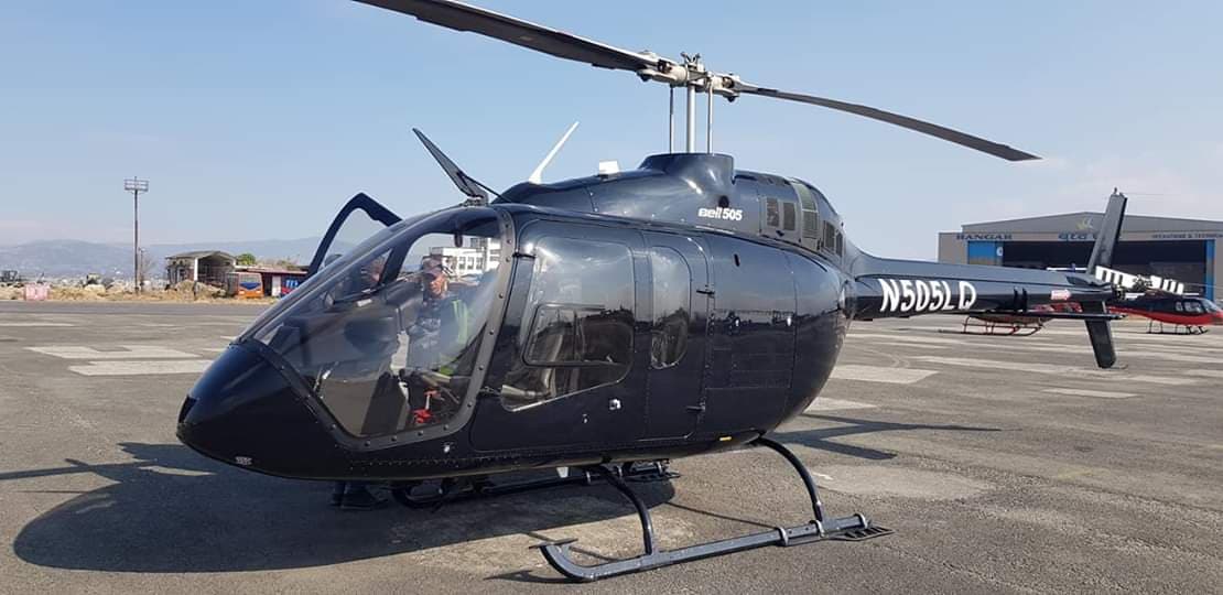 Bell Jet Ranger X conducts demonstration flight at Everest-Langtang ...