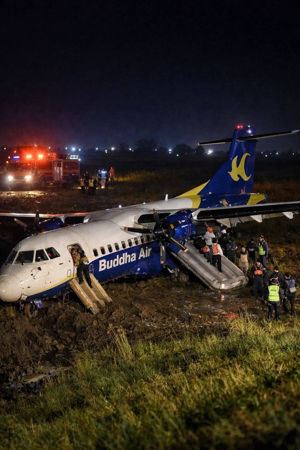 Buddha Air Aircraft Skids Off Runway During Landing at Bhadrapur ...